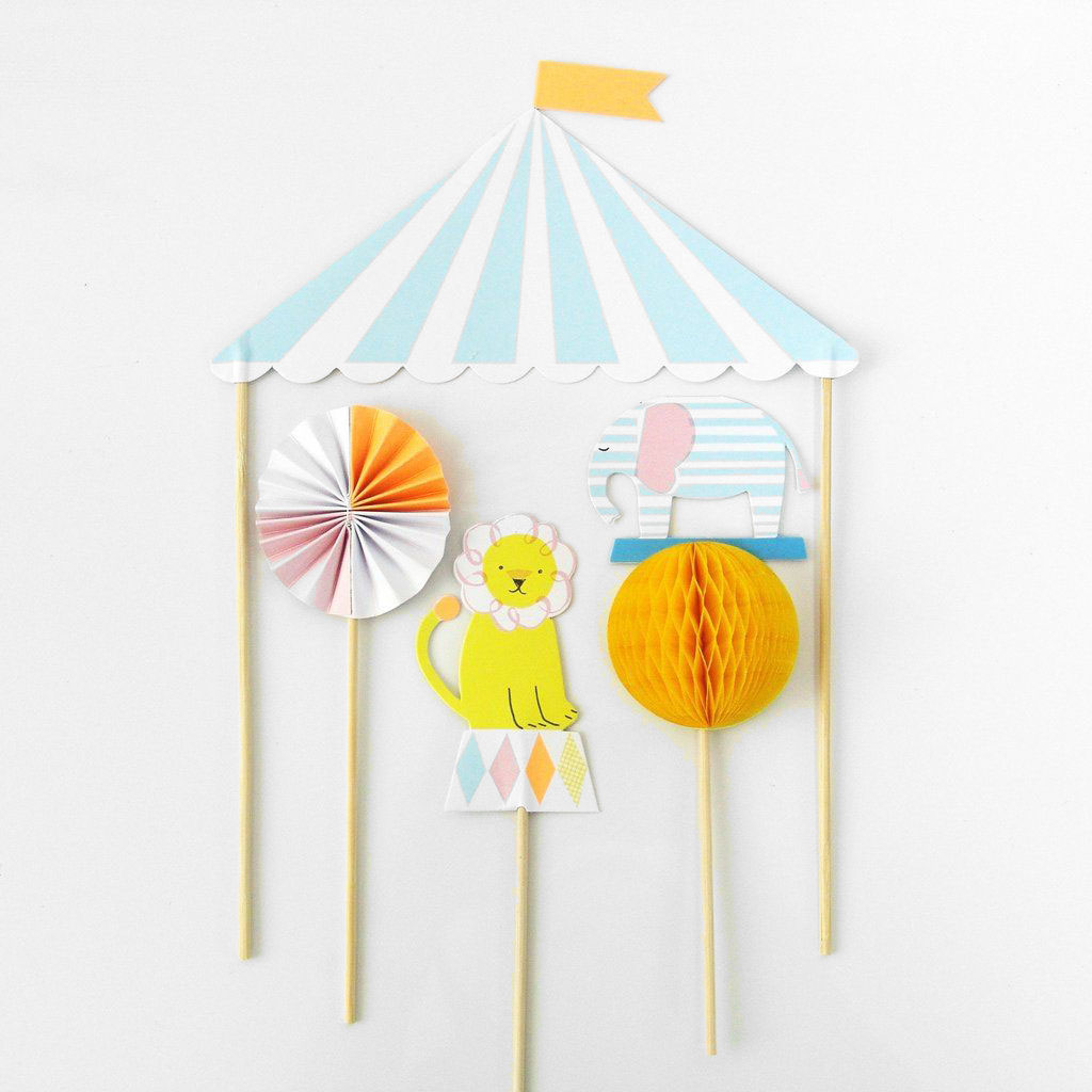 Silly Circus Cake Toppers by Meri Meri – Kate's Safe & Sweet