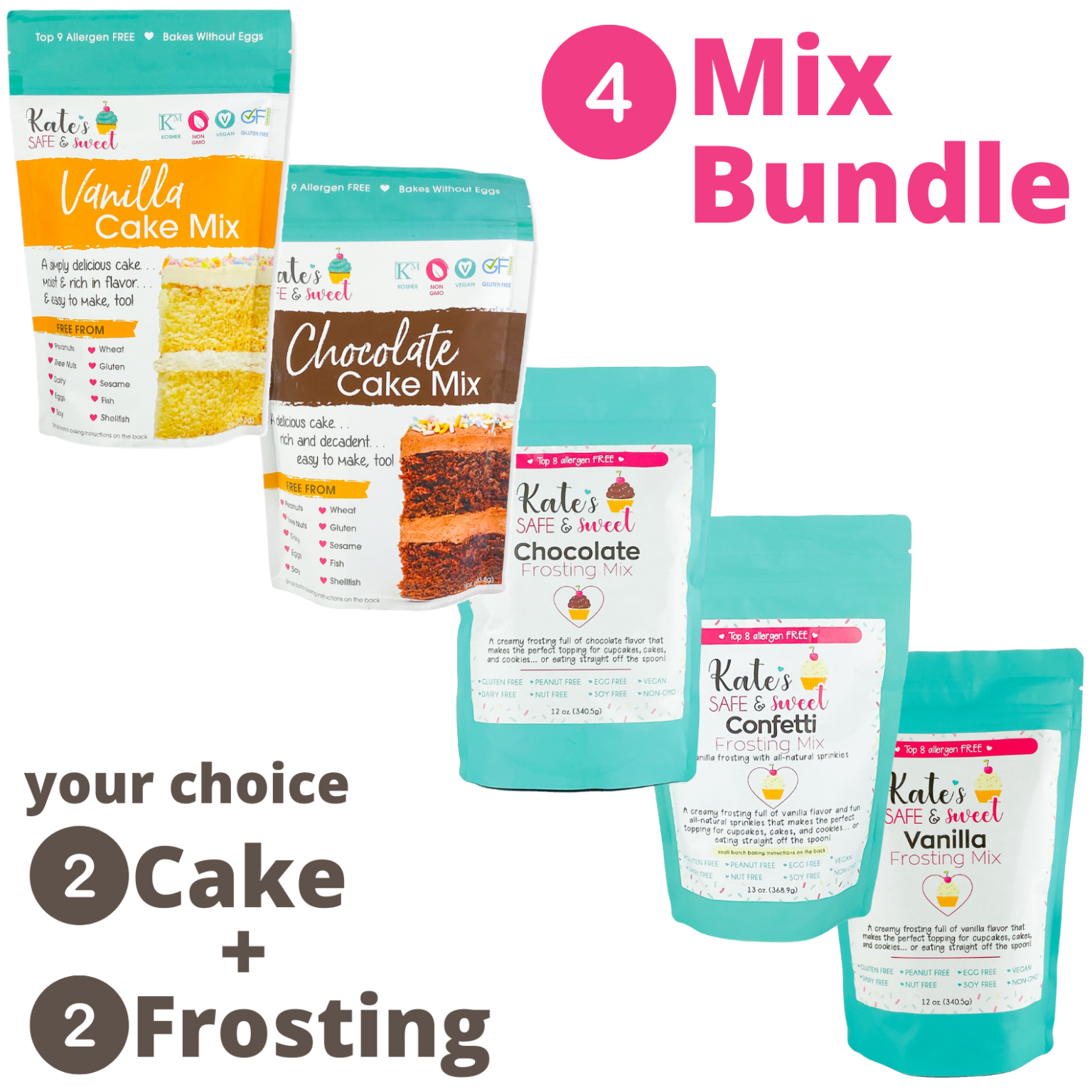 Chocolate Cake Mix – Kate's Safe & Sweet