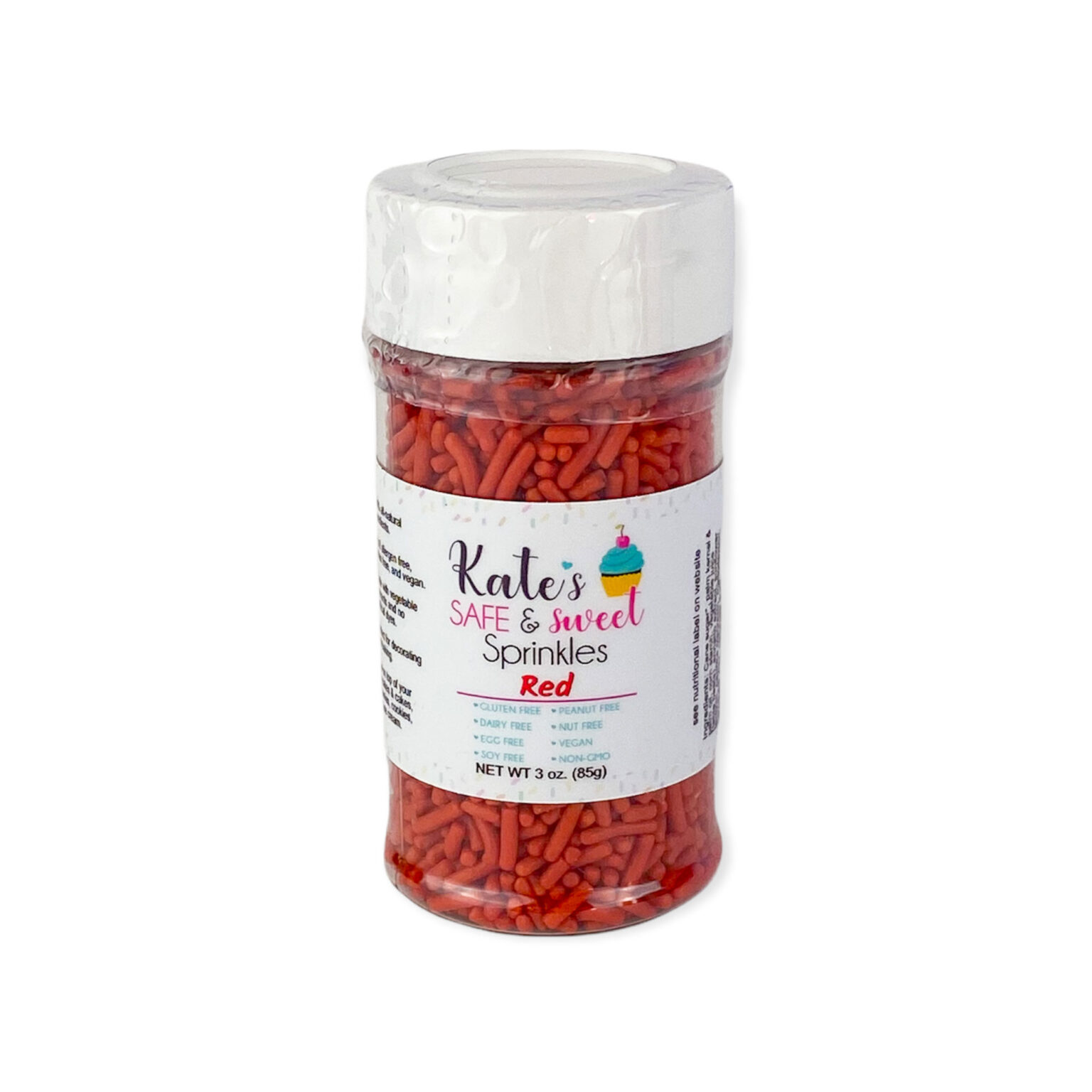 Red Sprinkles – Kate's Safe & Sweet