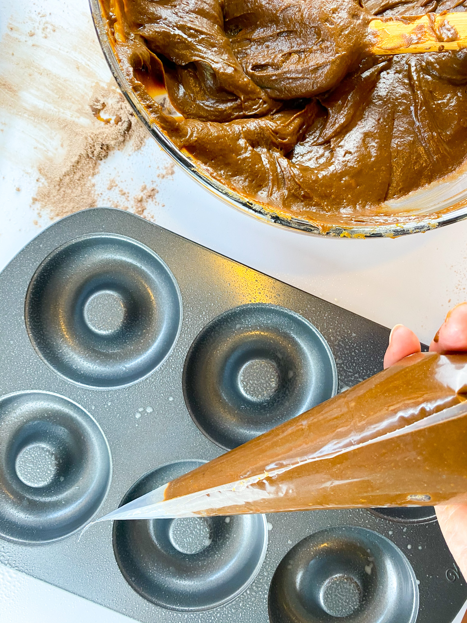 Halloween Chocolate Pumpkin Mummy Donuts – Kate's Safe & Sweet