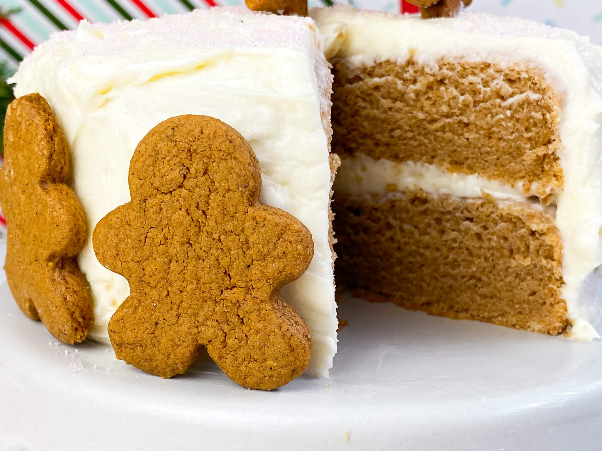 Gingerbread Cake with Cream Cheese Frosting – Kate's Safe & Sweet